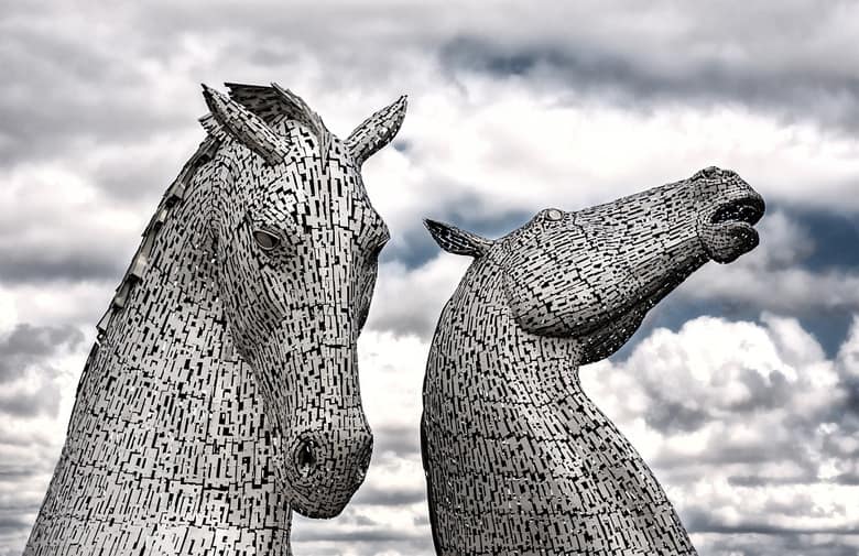 Falkirk met The Kelpies en Falkirk-wiel - vakantieroute